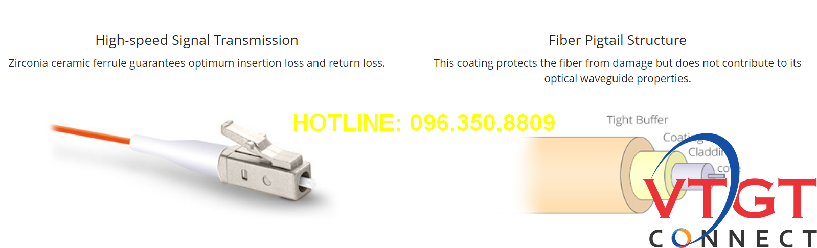 Dây hàn quang Multimode OM2 LC/UPC | Dây nối quang MM chuẩn LC